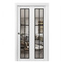 Bi-fold Doors | Lucia 2366 White Silk Clear Glass | Sturdy Tracks, 72 ...