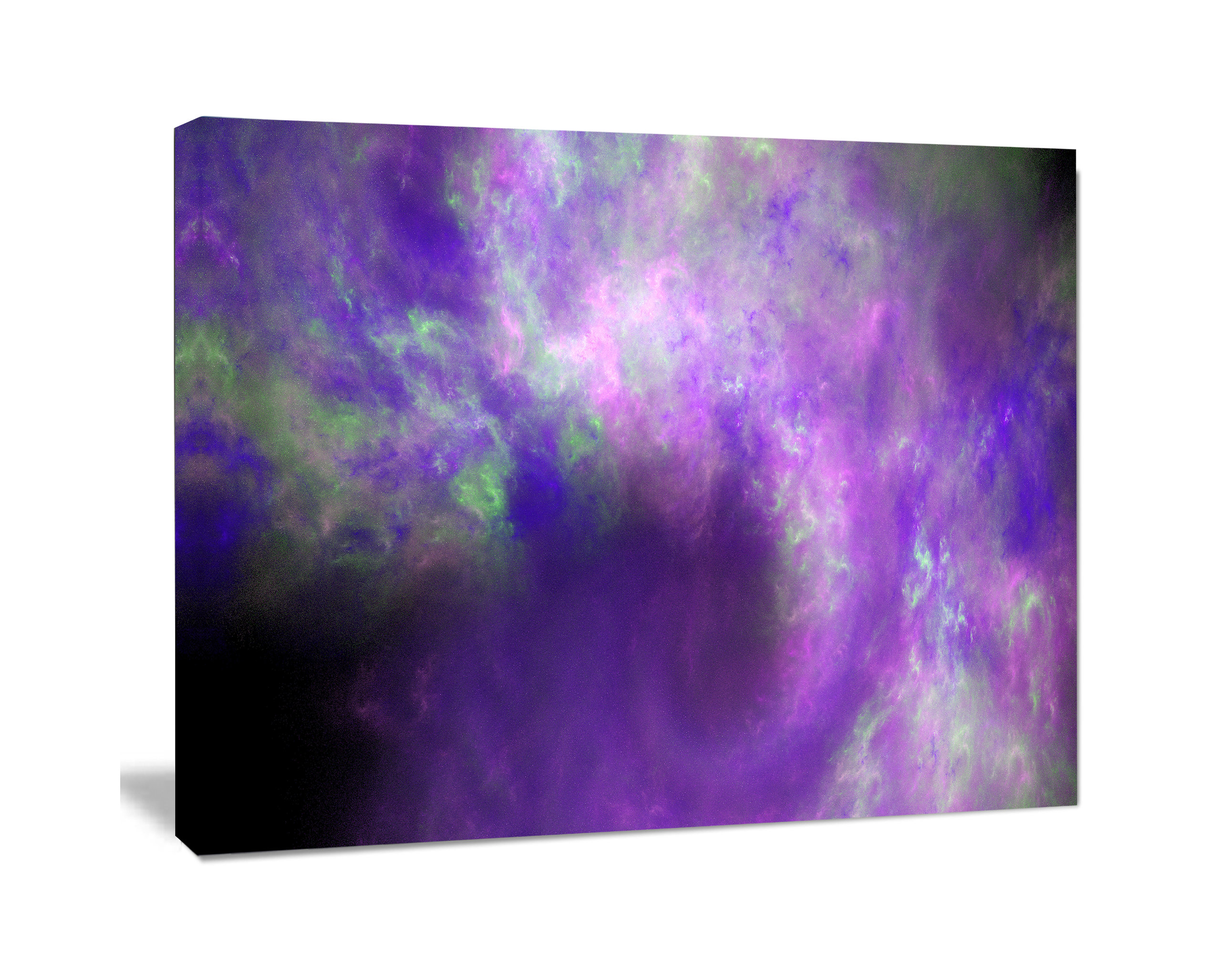 Perfect Light Purple Starry Sky, Abstract Canvas Art Print, 60"x40"x1.5 ...