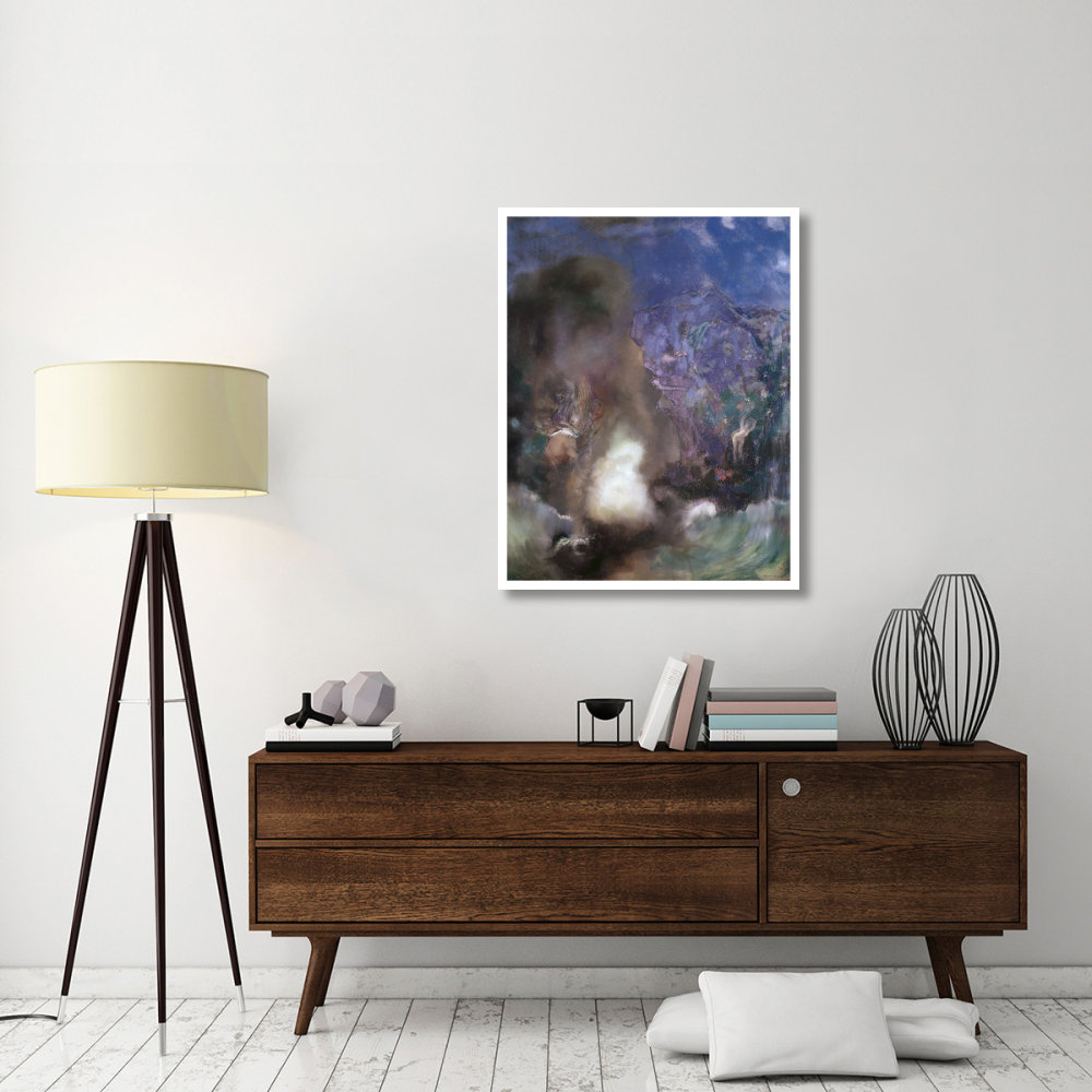 "Roger and Angelica" Digital Paper Print by Odilon Redon, 14"x18", 33 ...