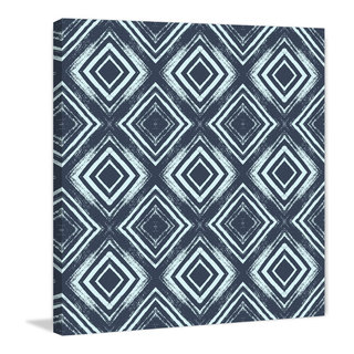 "Square Pattern" Painting Print on Wrapped Canvas, 48x48 - Contemporary ...
