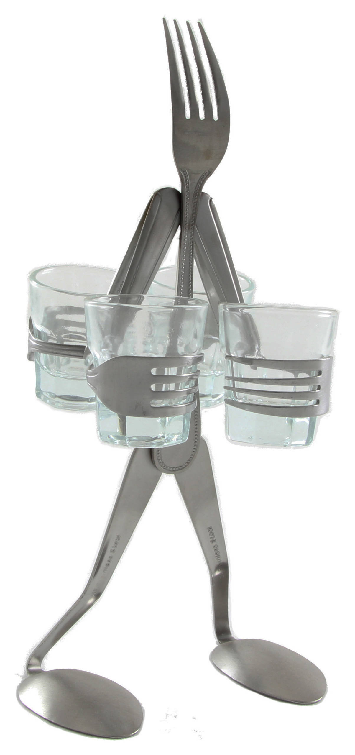 Quad Shot - Fork - Contemporary - Shot Glasses - by Forked Up Art, LLC ...
