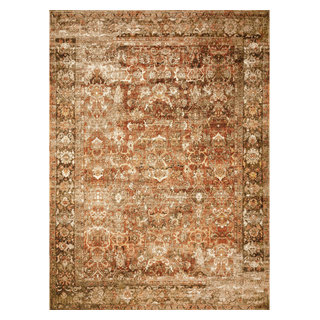 Loloi Sebastian Traditional Rust Seb-01 7'10"x11'2" Rug, 7'10"x11'2 ...