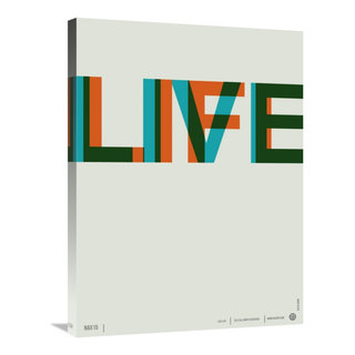 "Live Life Poster 2" Fine Art Print, 24" x 32" - Modern - Prints And ...