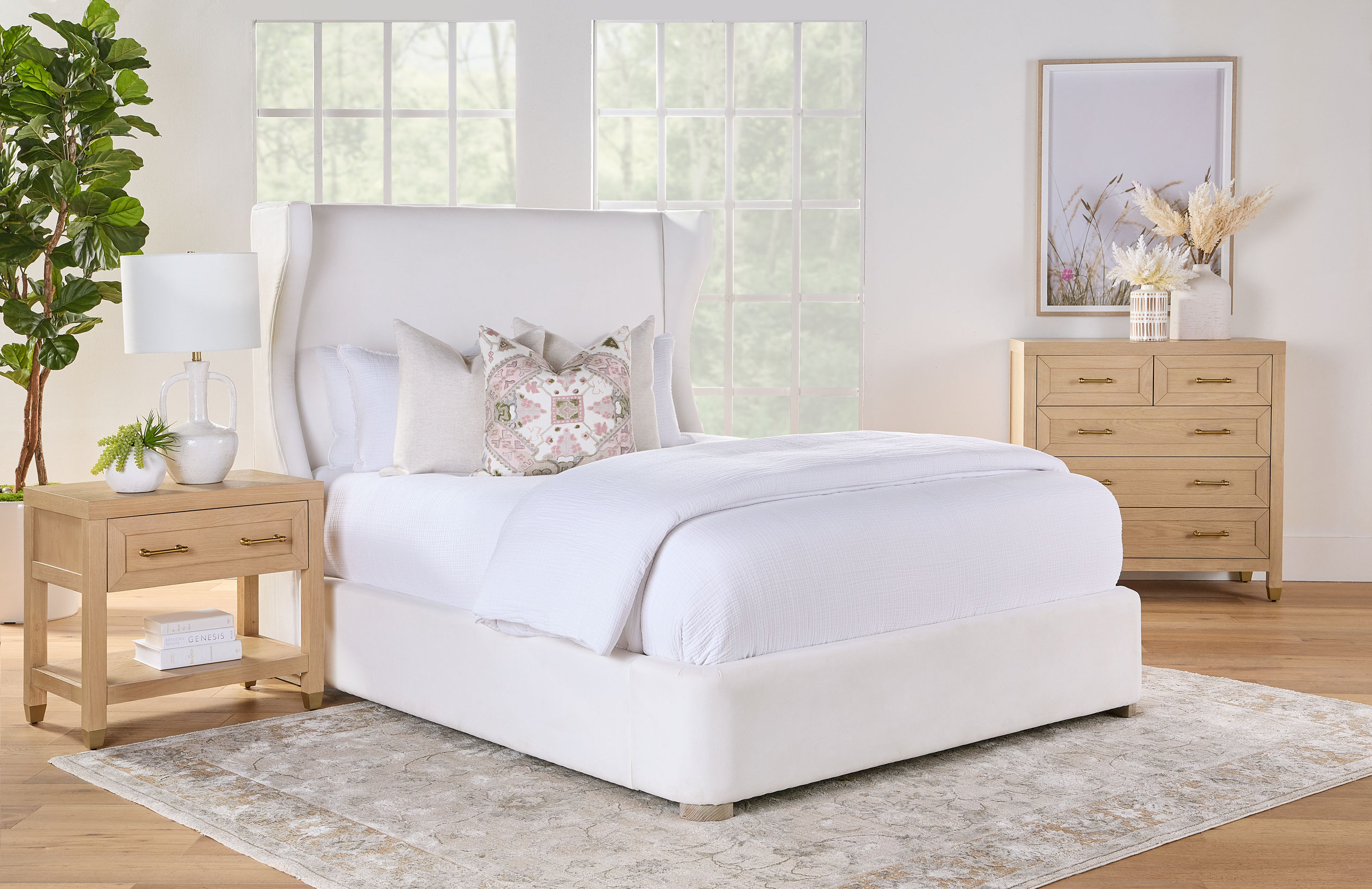 Balboa Cal King Bed - Transitional - Platform Beds - by Massiano | Houzz