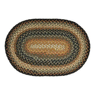 Cocoa Bean Oval Cotton Braided Rug - 30"x72", 30" x 72" - Contemporary ...