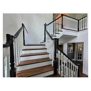 121_Elegant Floating Staircase, Chevy Chase, MD 20815 - Contemporary ...