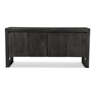 Brooks Solid Acacia Buffet, 68W x 19D x 32.5H - Transitional - Buffets ...