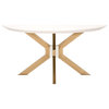Industry 60" Round Dining Table - Contemporary - Dining Tables - by ...