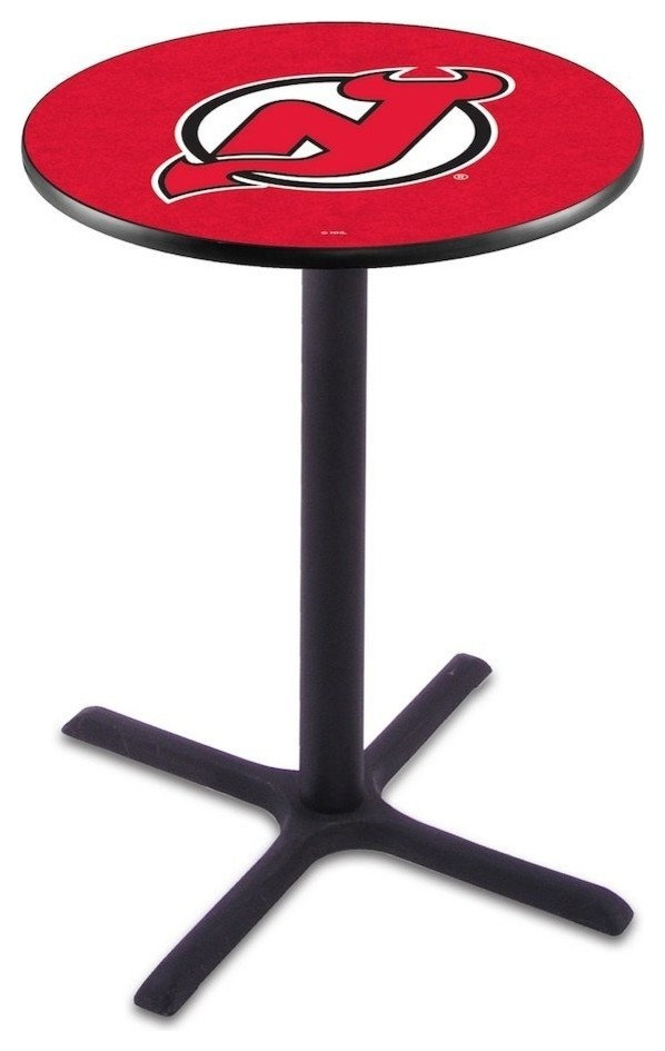 New Jersey Devils Pub Table, 36"x42" - Contemporary - Indoor Pub And ...