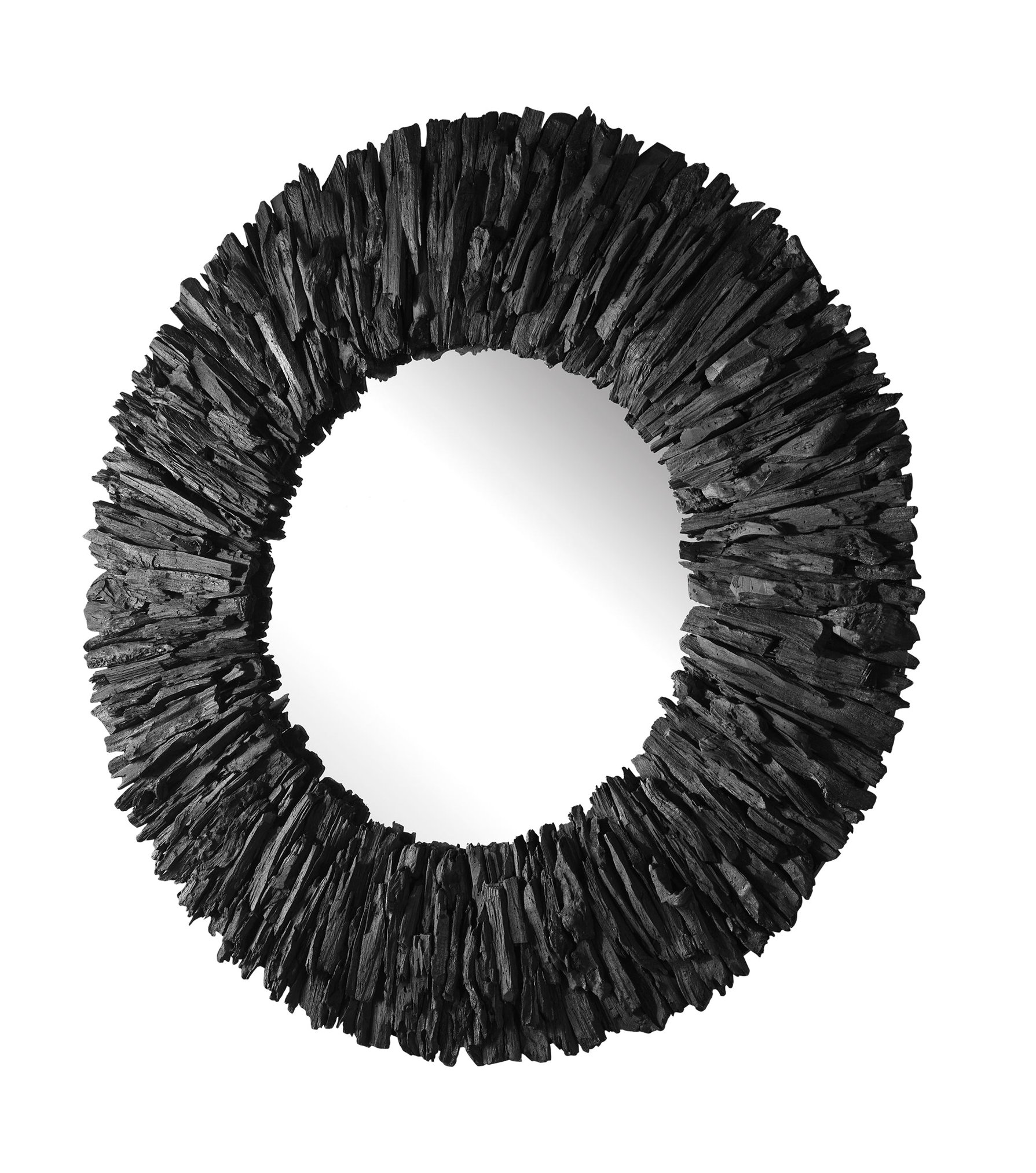 Uttermost Teak Branch Black Round Mirror - Rustic - Wall Mirrors - by ...