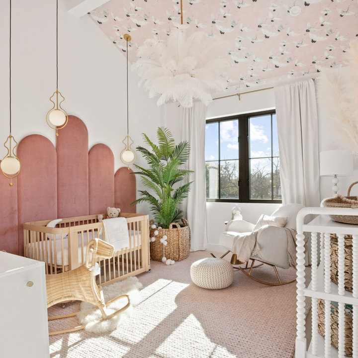 75 Beautiful Nursery Room for Girls Ideas & Designs - June 2025 | Houzz AU