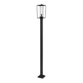Sheridan One Light Outdoor Post Mount, Black - Transitional - Post ...