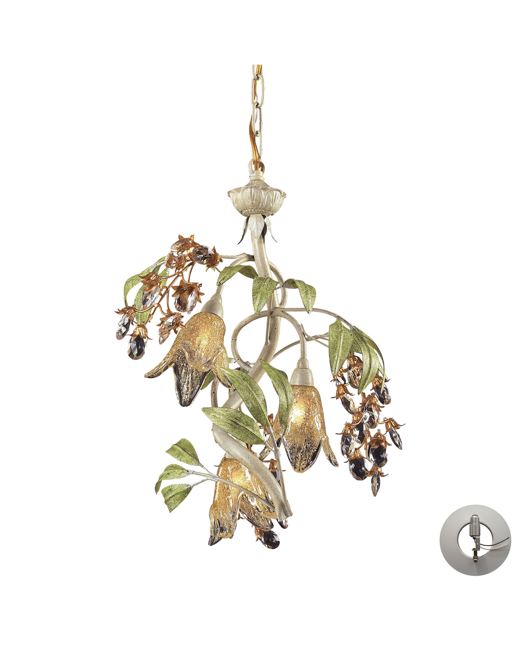 ELK Lighting Huarco 3-Light Chandelier - 86051-LA - Transitional ...