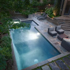 Compact Rectangle With Sheer Descent - Contemporary - Pool - Toronto ...
