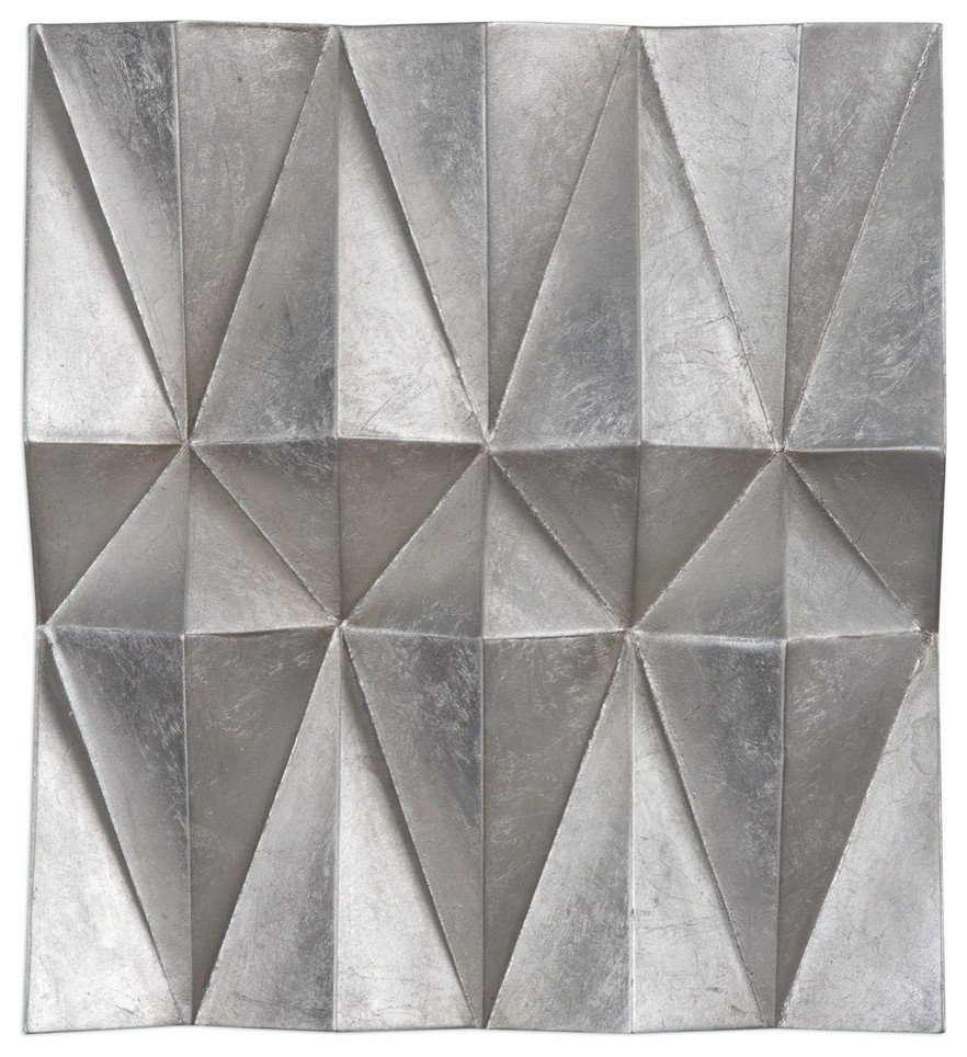 Uttermost Maxton Multi Faceted Panels, Set of 3 - Contemporary - Metal ...