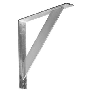 2"x20"x20" Traditional Steel Bracket, Hammered Black, 2Wx14"Dx14"H ...