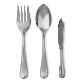 Lenox Vintage Jewel 18/10 Stainless Steel 3 Piece Serving Set ...