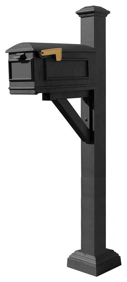 Westhaven System With Lewiston Mailbox, Square Collar, Pyramid Finial ...