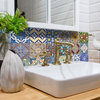 8" X 8" Randy Mutli Mosaic Peel and Stick Tiles - Contemporary - Wall ...