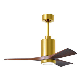 Patricia-3 3-Blade Ceiling Fan, LED Light Kit, 42 - Transitional ...
