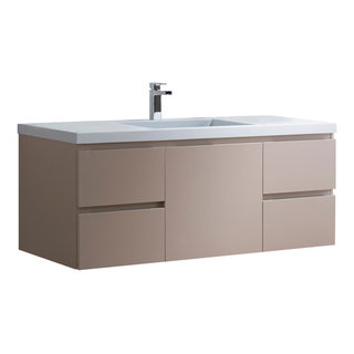 Vanity Adams 49 Single Infinity Sink - Modern - Bathroom Vanities And ...