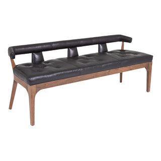 Moderno Bench - Midcentury - Upholstered Benches - by HedgeApple | Houzz