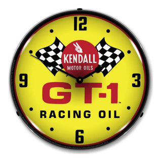 PH661902880 Kendall GT-1 Racing Oil Clock - Midcentury - Wall Clocks ...