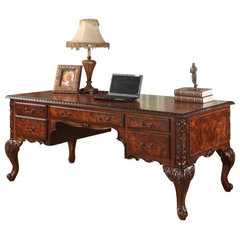 Narcissus Executive Desk Victorian Desks And Hutches by Infinity Furniture Houzz