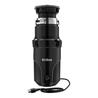 WasteMate Continuous Feed Garbage Disposal With 1 HP Motor for Kitchen ...