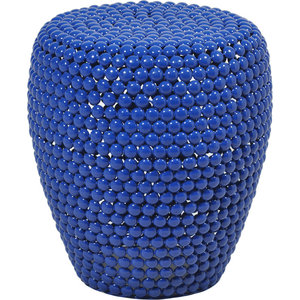 Global Archive Round Capiz Accent Table, Natural - Beach Style - Side ...