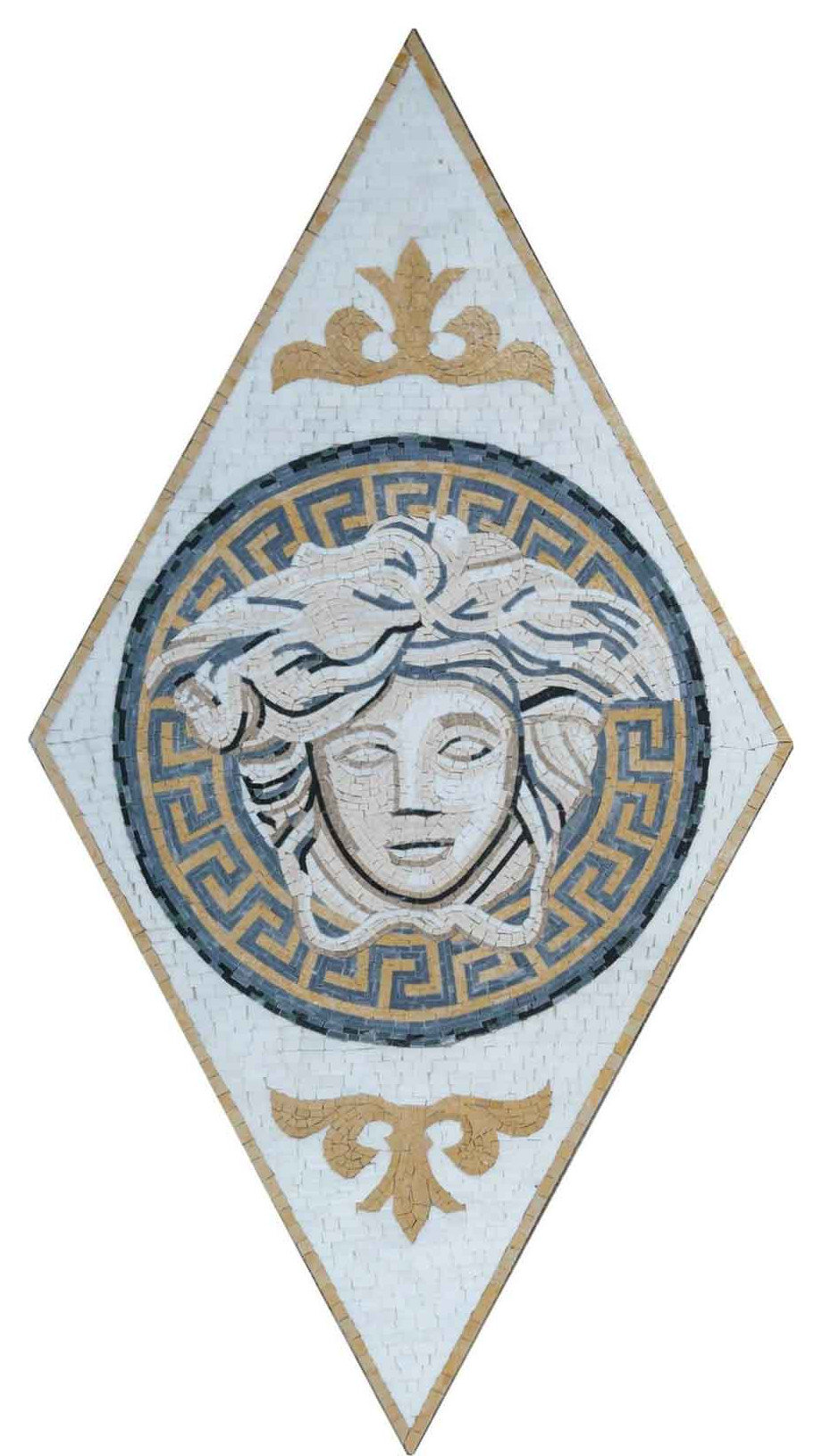 Imperial Versace Mosaic Art, 55" x 102" - Traditional - Tile Murals ...