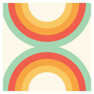 Sir Culls Orange Peel and Stick Wallpaper, Swatch - Contemporary ...