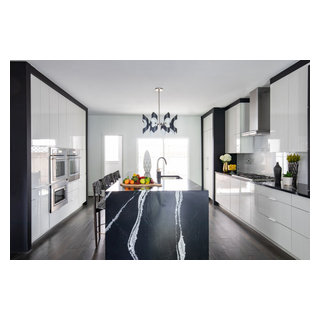 The Bar Under The Stairs - Contemporary - Kitchen - Houston - by BKD ...