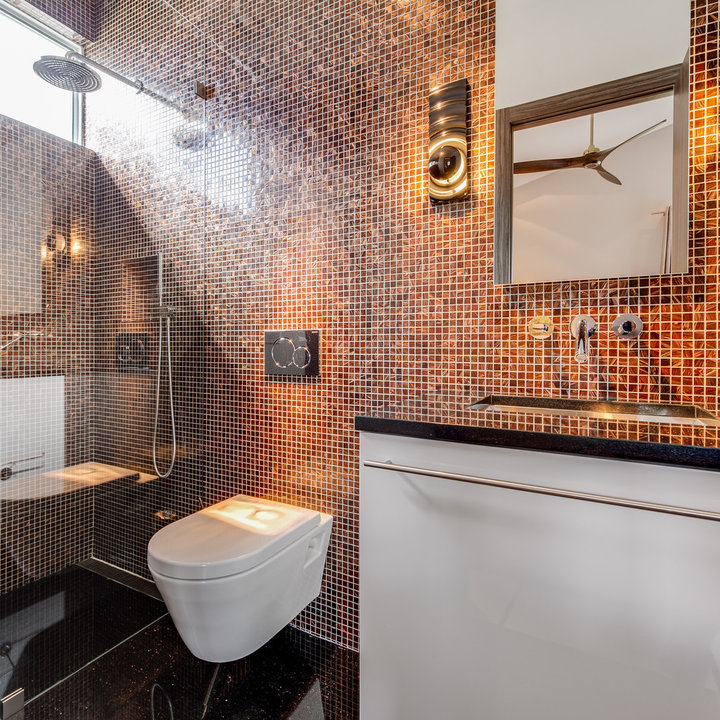 75 Orange Tile Bathroom Ideas You'll Love - December, 2025 | Houzz