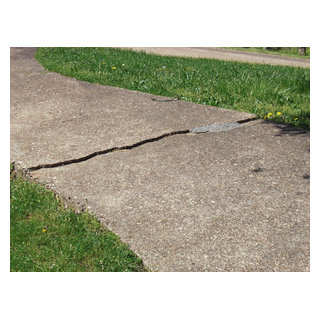 Damaged Walkway - Traditional - Landscape - Other - by Concrete Repair ...