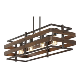 JONATHAN Y Lighting JYL1306 Horizon 4 Light 34"W LED Linear ...