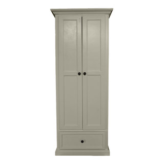 Modern Kitchen Pantry with Lower Drawer - French Country - Pantry ...