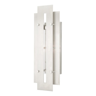 Livex Lighting Utrecht 1 Light Brushed Nickel Large Outdoor Wall ...