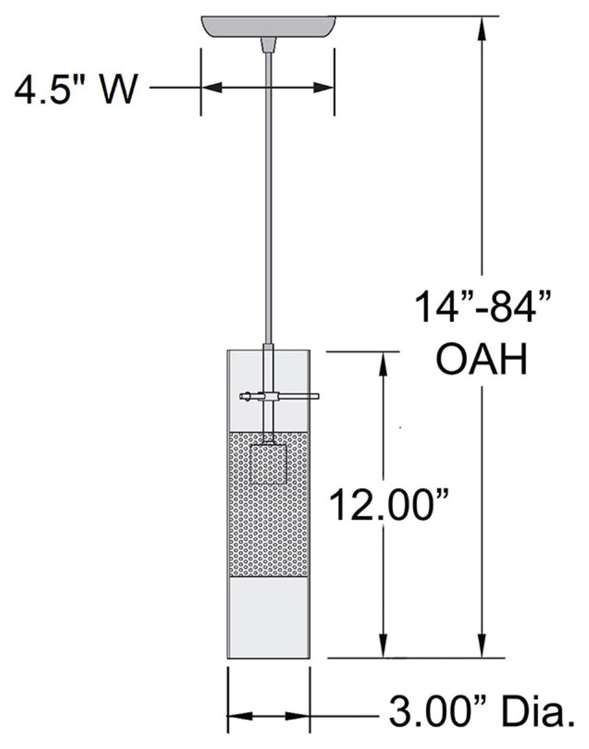 Spartan, Pendant, GU10 LED, Brushed Steel Finish, Metal Mesh, Clear ...