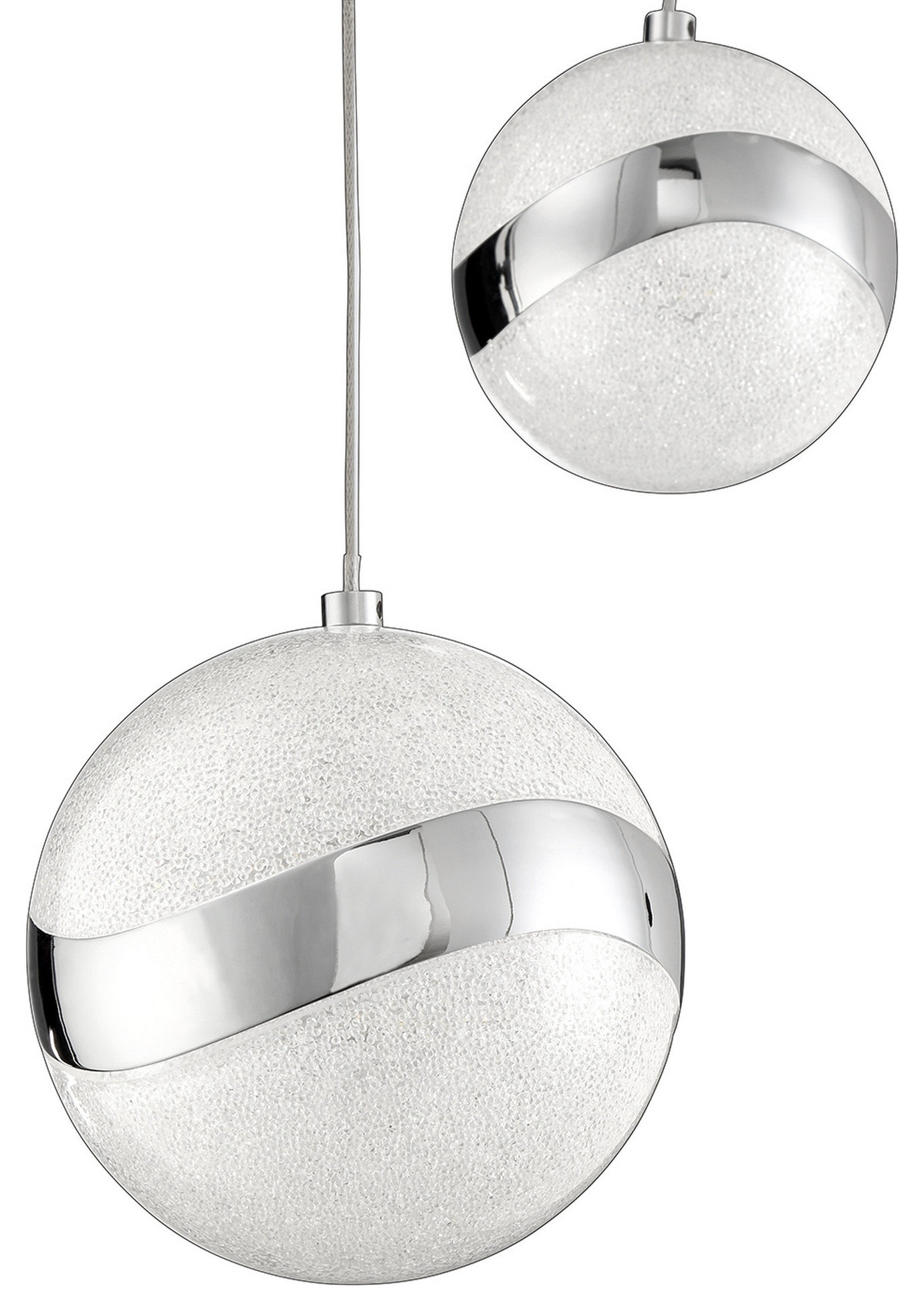 Mystyke 9 Light LED Pan - Contemporary - Pendant Lighting - by Kendal ...
