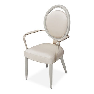 Eclipse Dining Arm Chair, Set of 2 - Moonlight Gray - Midcentury ...