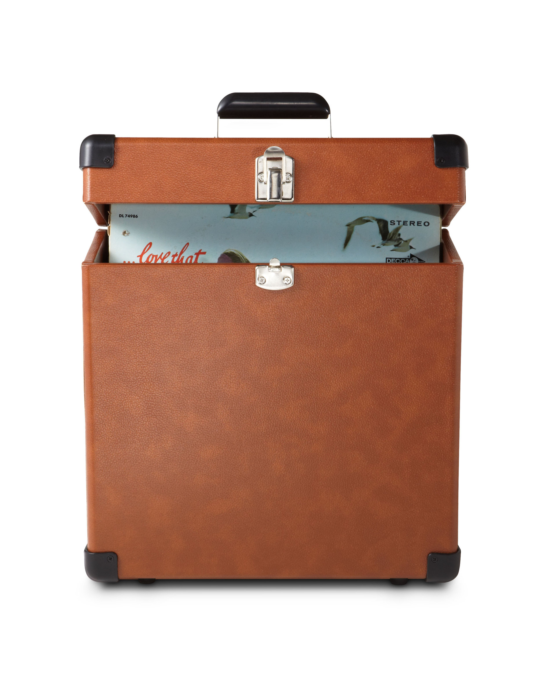 Record Carrier Case - Contemporary - Storage Bins And Boxes - by ...