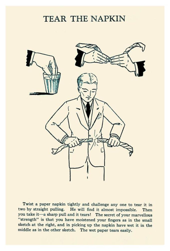 "Tear the Napkin" Digital Paper Print by Retromagic, 17"x24", 31"x46 ...