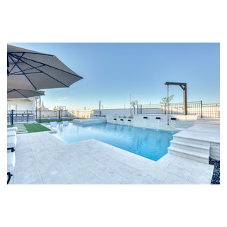 Gilbert Complete Pool and Landscape Package - Contemporain - Piscine ...