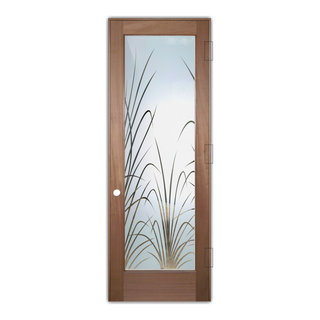 Interior Prehung Door or Interior Slab Door - Wispy Reeds - Primed - 28 ...