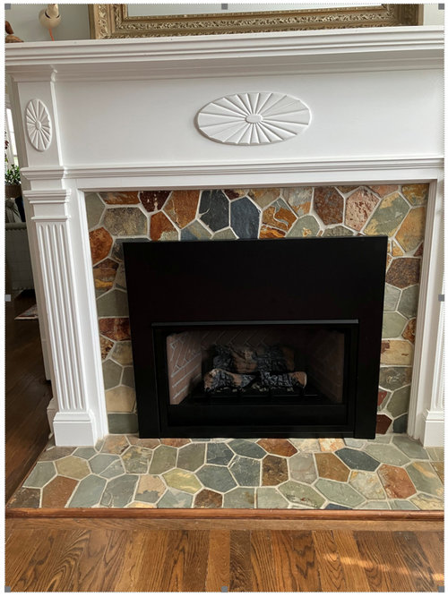 Fireplace insert in tudor cottage. | Houzz Forum