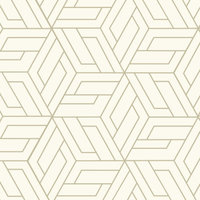 Abstract Geometric Interlink Textured Double Roll Wallpaper, Double ...