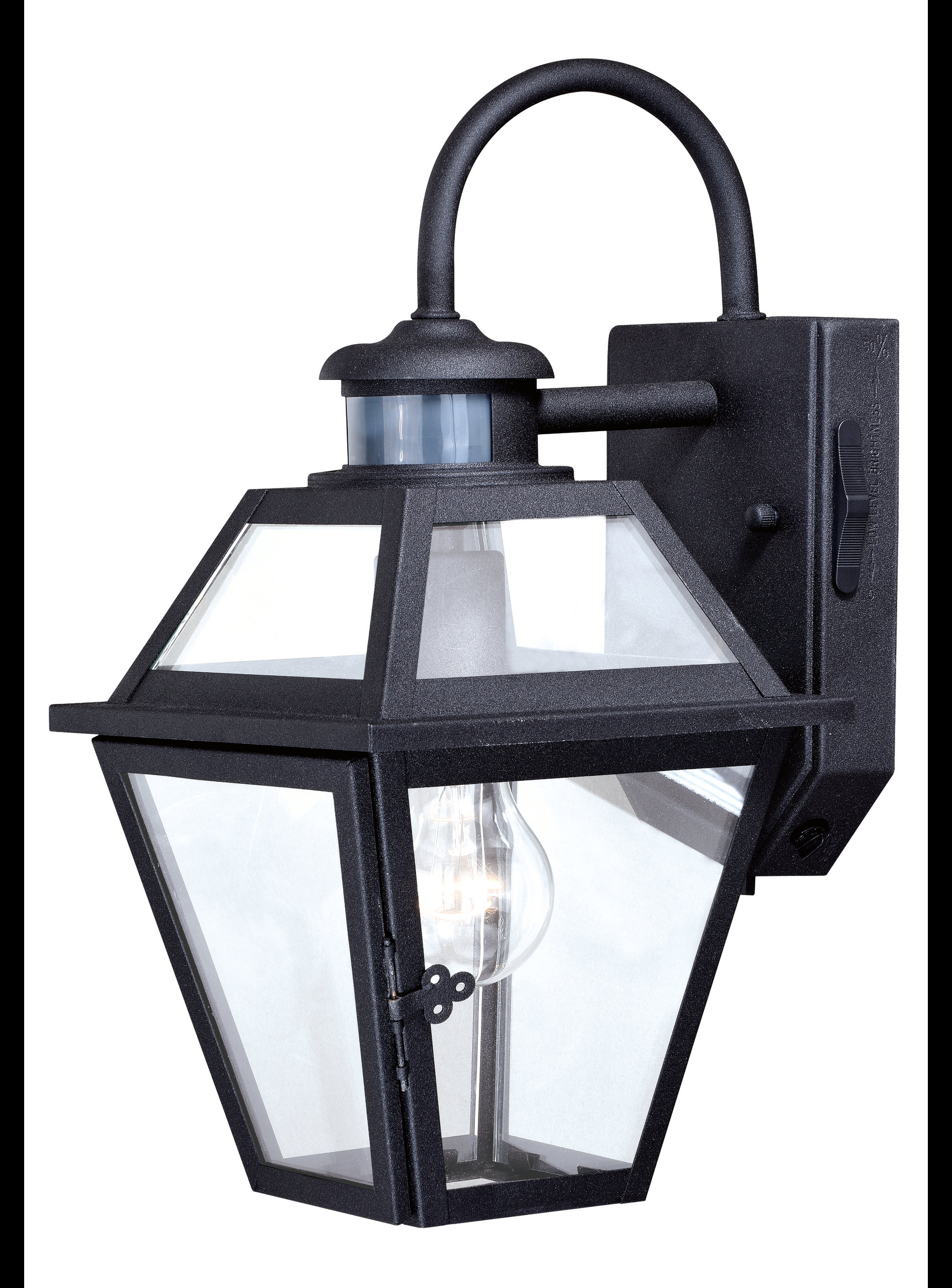 Nottingham Dualux 7" Outdoor Wall Light Textured Black - Traditional ...
