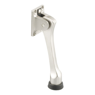 Kick Down Stop, 4-3/4", 625 Brite Chrome - Traditional - Door Stops ...