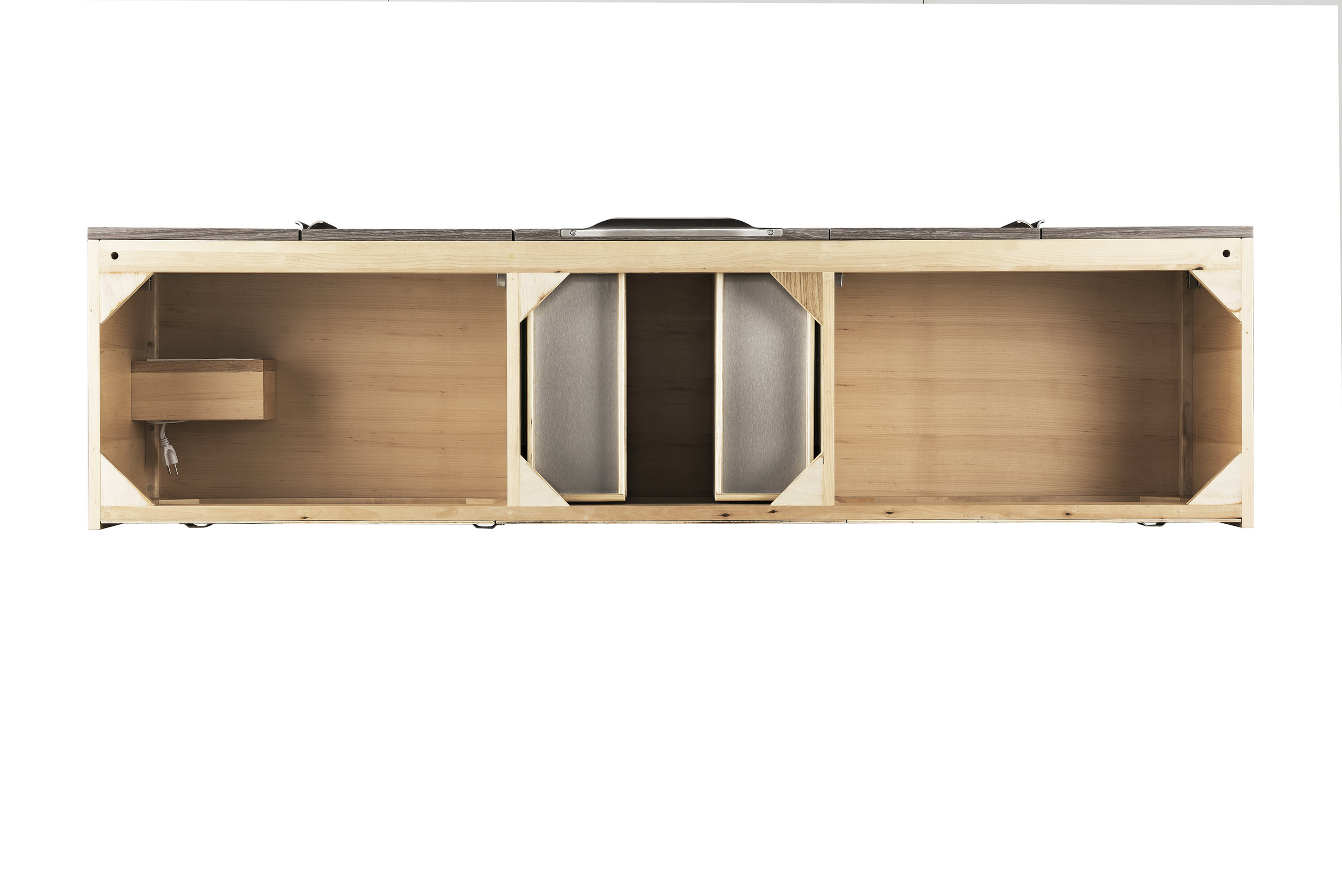 Columbia 72" Double Vanity, Ash Gray - Contemporary - Bathroom Vanities ...